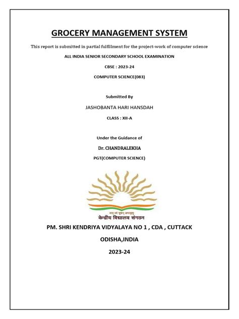 12th Project Cs Pdf Input Output Inventory