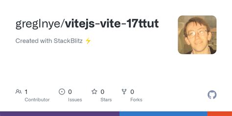 Github Greglnyevitejs Vite 17ttut Created With Stackblitz ⚡️