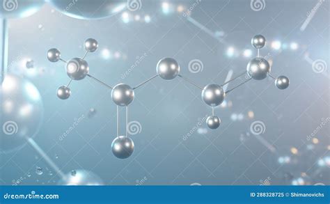 Vinyl Acetate Molecule Polymers Molecule Molecular Structure Isolated 3d Model Van Der Waals