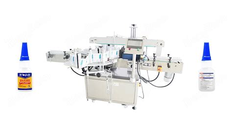 Glue Flat Bottles Automatic Two Sides Non Dry Sticker Label Applicator Label Applicator