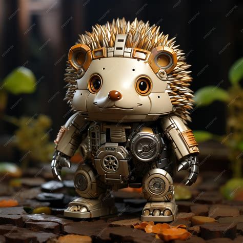 Premium Photo 3d Robot Hedgehog