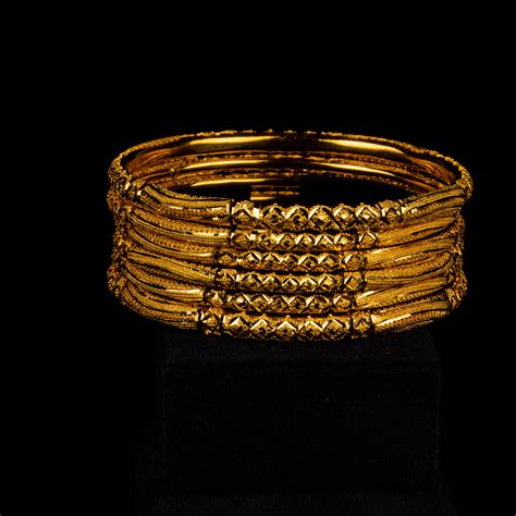 Indian Bangles Golden Crown Jewelry