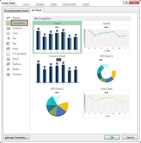 Excel Line Chart Templates Master Template