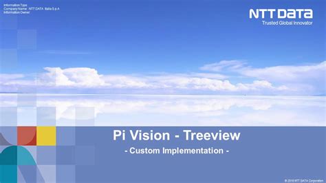 Pi Vision Custom Treeview Powered By Ntt Data Youtube