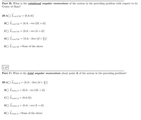 Solved Problem Parts Two Small Objects Each Of Mass M Chegg