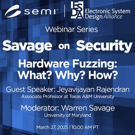 Esda Savage On Security 2 Hardware Fuzzing What Why How