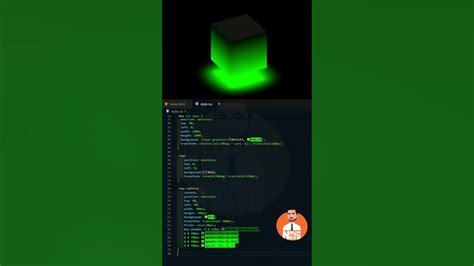3d Green Box Using Htmlcssjs Naiyannoor Codeprojects Najamcodingacademy Cube3d Javascript