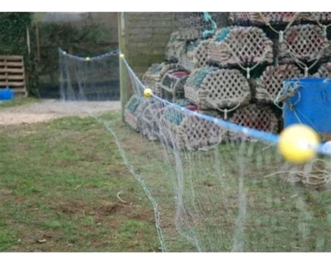 Gill Net Survival Net 100ft Long 6mm Headline 5 Mesh 0 40mm Mono 4 5ft Tall Ebay Uk