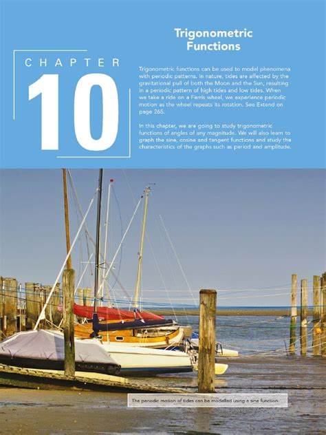 Chapter 10 Trigonometric Functions Pdf
