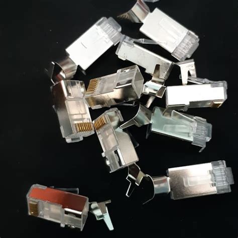 Jual Konektor Rj Besi Cat Gold Plated Isi Pcs Connector Rj Cat Nyk Shopee Indonesia