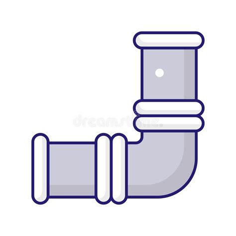 Pipes Vector Fill Outline Icon Style Illustration Eps 10 File Stock Vector Illustration Of