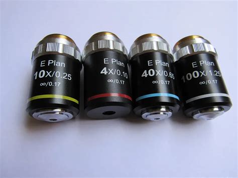 Professional 4x 10x 40x 100x Plan Infinity Achromatic Objective Lens