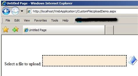Customize The Looking Of The Fileupload Control Never Too Old To Learn