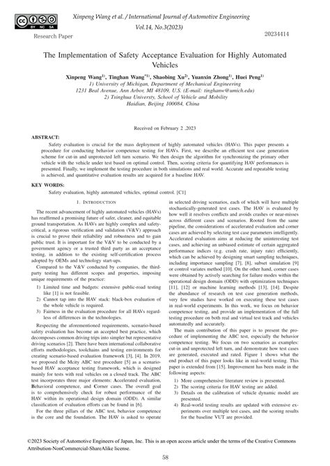 Pdf The Implementation Of Safety Acceptance Evaluation For Highly