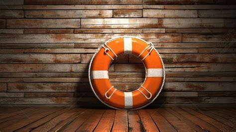 소박한 나무 판자에 3d 렌더링 빈티지 Lifebuoy Lifebuoy 배경 해변 휴가 배경 해변 여행 배경 이미지 Hd Lifebuoy 해변 휴가 해변 여행