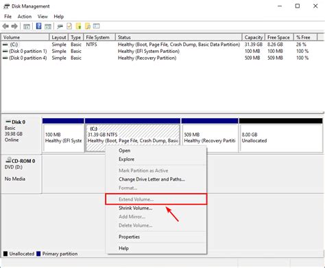 Extend Volume Greyed Out Fix ALI TAJRAN