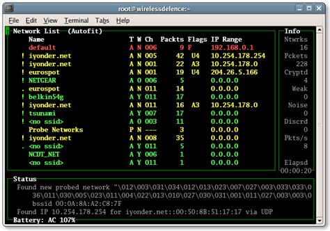 Wireless Networking Network Stumbler Fedora Linux Equivalent Super User