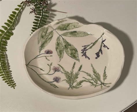 압화押花 도자기 플레이트 만들기 솜씨당