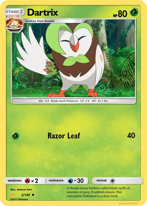 Dartrix Pokemongod Poké