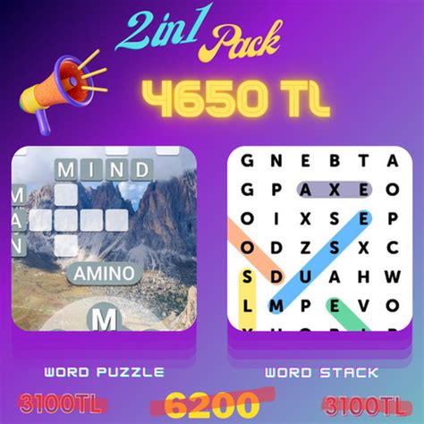 Zeka Oyunları Word Puzzle Ve Word Stack 25 İndirimle