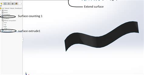 Design Tech Academy Extend Surface In Solidworks