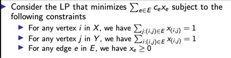 Algorithm How To Minimize A Linear Function To The Constraints My