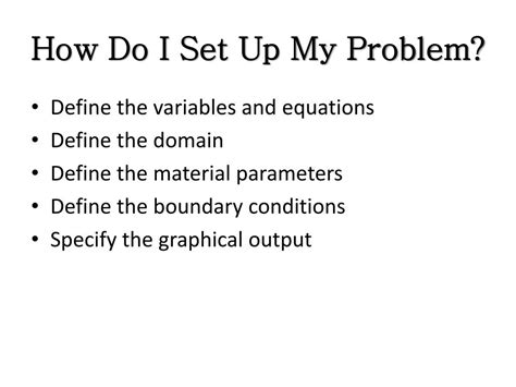 Ppt Computational Physics Finite Elements Mini Course Using Flexpde Powerpoint Presentation