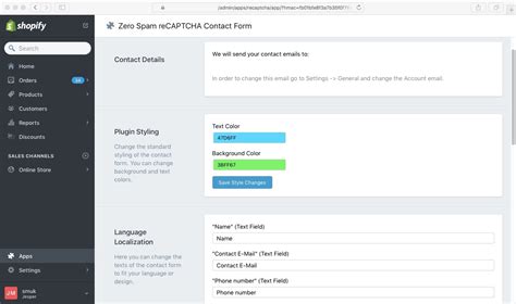 Zero Spam Recaptcha Contact Form Ecommerce Plugins For Online Stores Shopify App Store