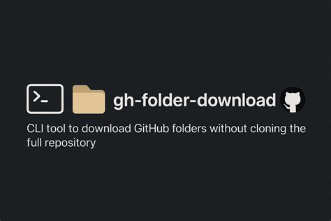 Github Leyniergh Folder Download A Command Line Application Cli