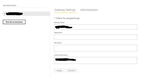 Solved Power Bi Gateway Connection Issues Microsoft Fabric Community