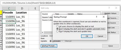 Cant Update Some Of The Links In Workbook Right Now How To Solve It