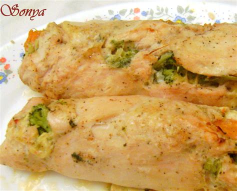 Моето сладко хоби Пилешко роле с броколи и сирене