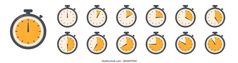 Set Timer Countdown Timer Icon Set Stock Vector Royalty Free 2000216897 Shutterstock