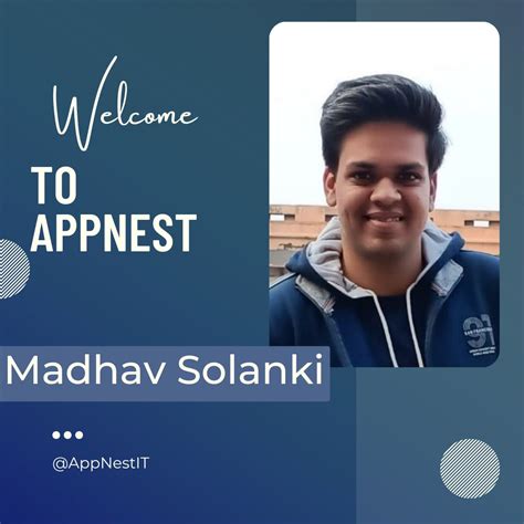 appnest hr and marketing team on linkedin welcome to the team madhav