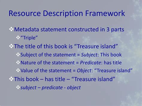 Ppt Isbd For The Semantic Web Namespaces Elements Vocabularies