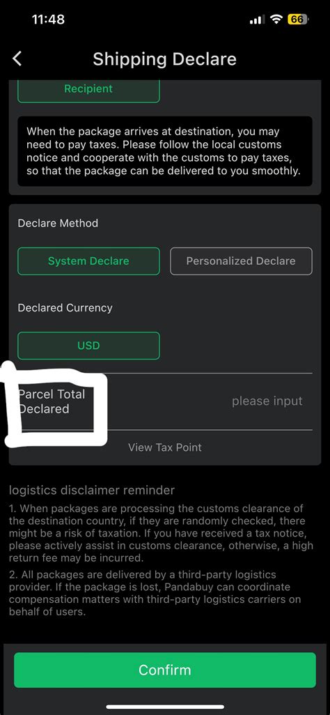 Might Be A Dumb Question But What Does It Mean When It Says Parcel Total Declared” Rpandabuy