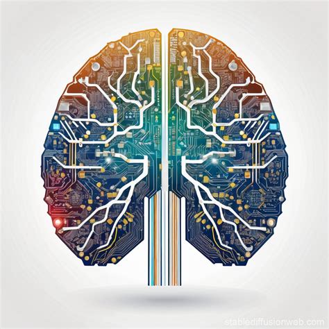 Brain With Printed Circuit Boards Prompts Stable Diffusion Online