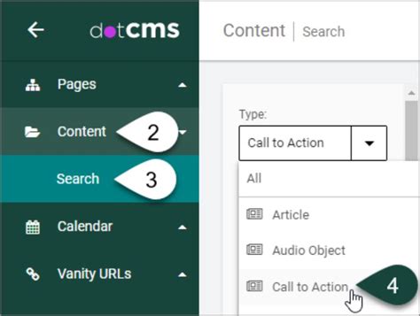 How To Create A Call To Action In Dotcms Web Team