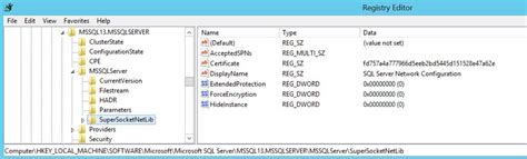 Sql Server Error 26014 Unable To Load User Specified Certificate