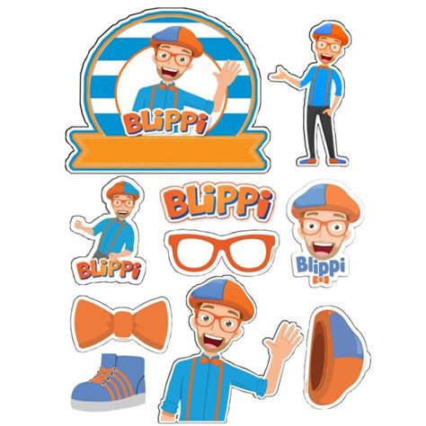 Blippi Cake Topper Printable Printable Templates My Xxx Hot Girl
