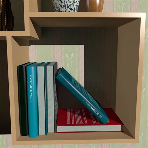 큐브 선반 그룹 3d 모델 15 Unknown Max Free3d