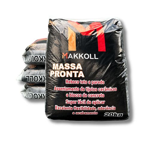 Massa Pronta Makkoll Makkoll Argamassas E Rejuntes