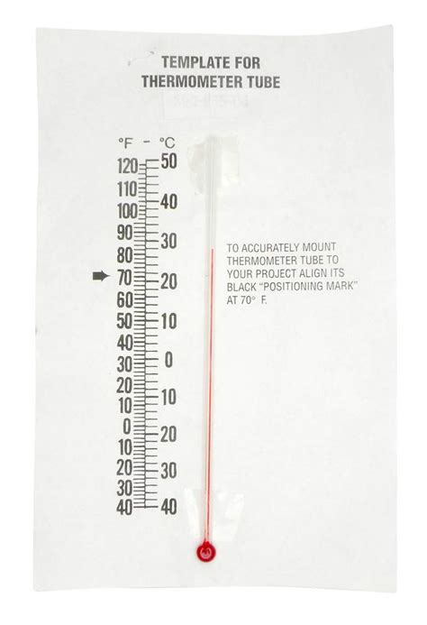 Thermometer Glass Tube Evans Ceramic Supply