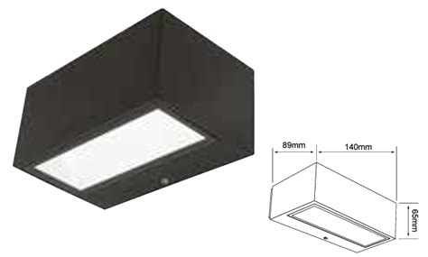 HLED N tecnolite Arbotante exterior led w K ELECTRICOS Y SEGURIDAD ELECTRÓNICA