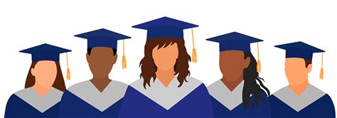 맨틀과 졸업 모자를 입은 졸업생들이 서로 뒤처지고 있습니다 졸업식 벡터 일러스트레이션 졸업식에 대한 스톡 벡터 아트 및 기타 이미지 졸업식 대학교 고등학교 Istock