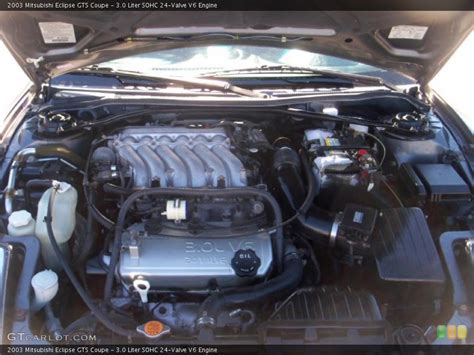 3 0 Liter Sohc 24 Valve V6 Engine For The 2003 Mitsubishi Eclipse