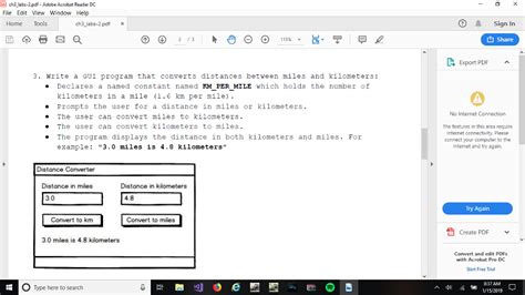 solved ch3 labs 2 pdf adobe acrobat reader dc file edit