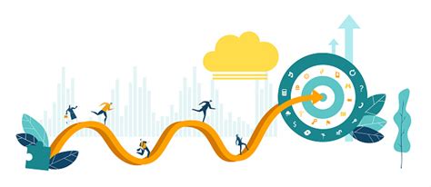 목표에 도달하기 위해 먼 길을 달리는 사람들 비즈니스 컨셉 일러스트 현대 경쟁 직업 생활 가능성에 대한 스톡 벡터 아트 및 기타 이미지 Istock