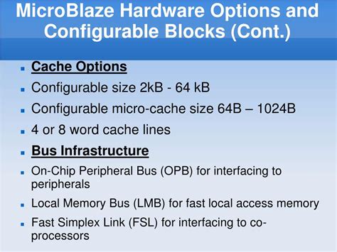 Ppt Microblaze Soft Processor Core Powerpoint Presentation Free