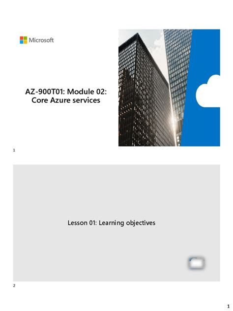 Microsoft Azure Fundamentals 02 Core Azure Services Pdf Microsoft Azure Cloud Computing